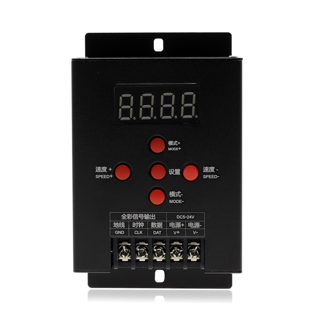 T-500 Model WS2811 WS2801 LPD6803 2812B Full color Mini Intelligent LED RGB Controller Magic ...